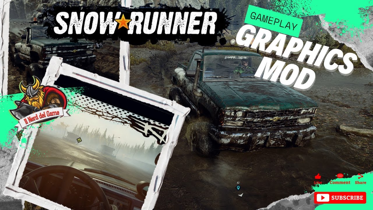 BEST MOD GRAPHICS AND REALISM PHYSICS GAMEPLAY SNOWRUNNER - YouTube