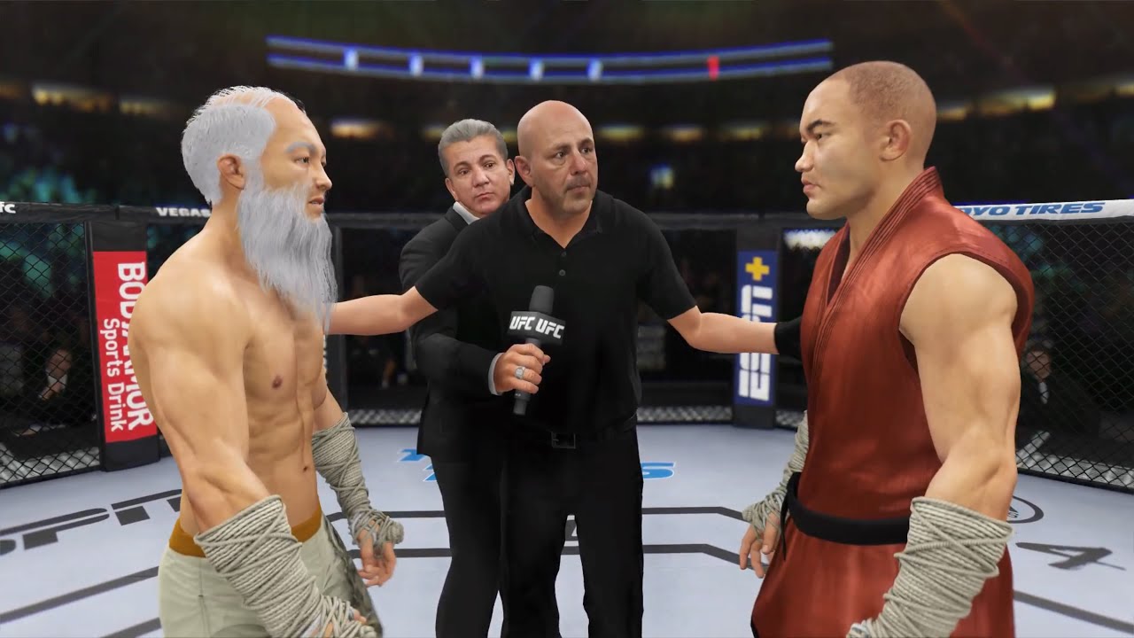 Old Bruce Lee vs. Shaolin Monk - EA Sports UFC 4 - Crazy Rematch 👊🤪 ...