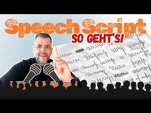 Speech Script schreiben – Aufbau, Sprache & Aufgabenstellung (Englisch Oberstufe)