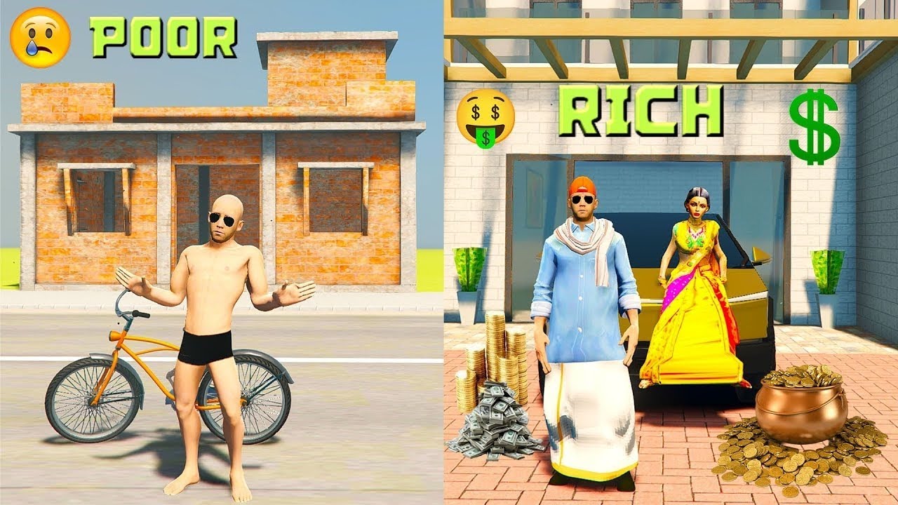 RICH VS POOR STORY || INDIAN THIFT AUTO SIMULATOR 😍💥 INDIAN BIKE ...