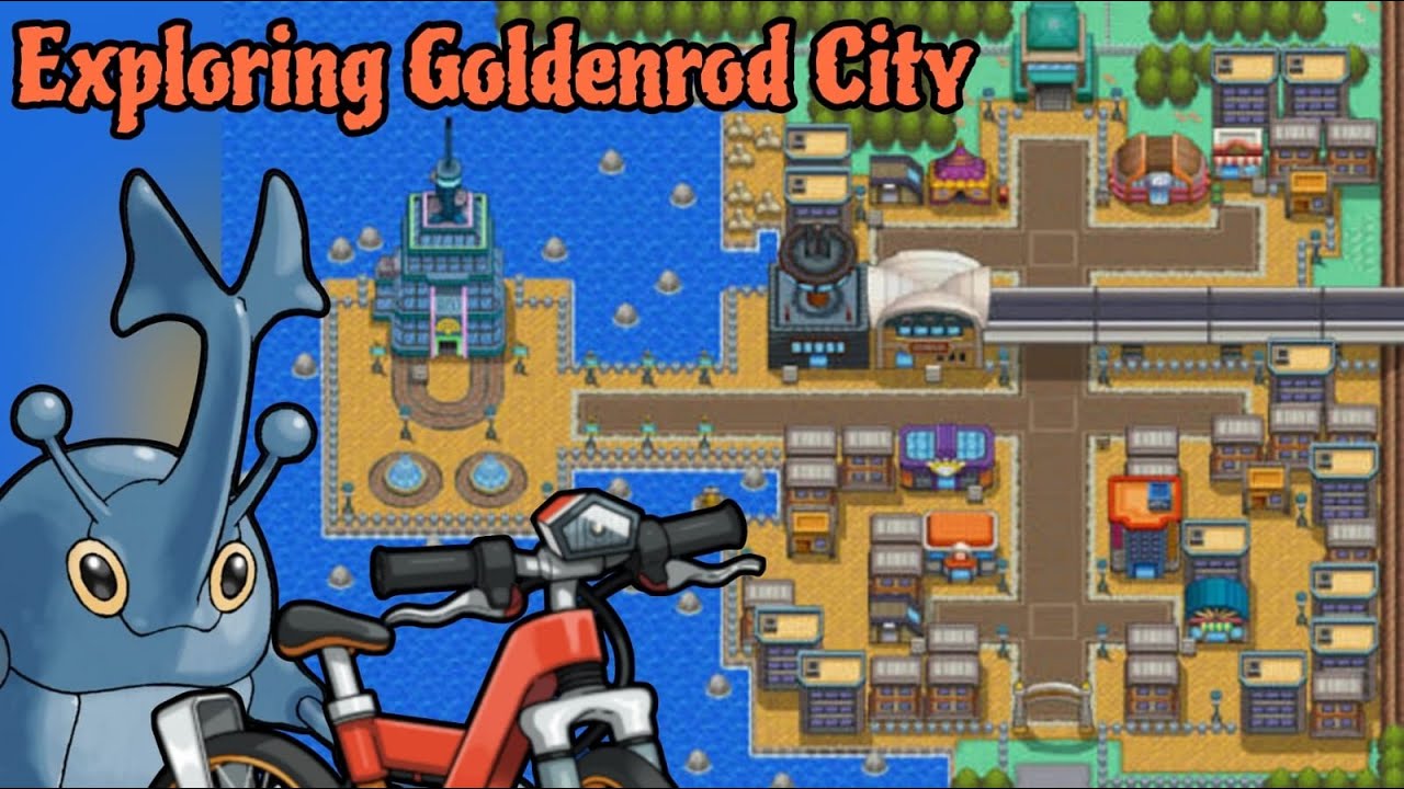 I Explored Goldenrod City In Pokemon Soul Silver - Ep#63 - YouTube