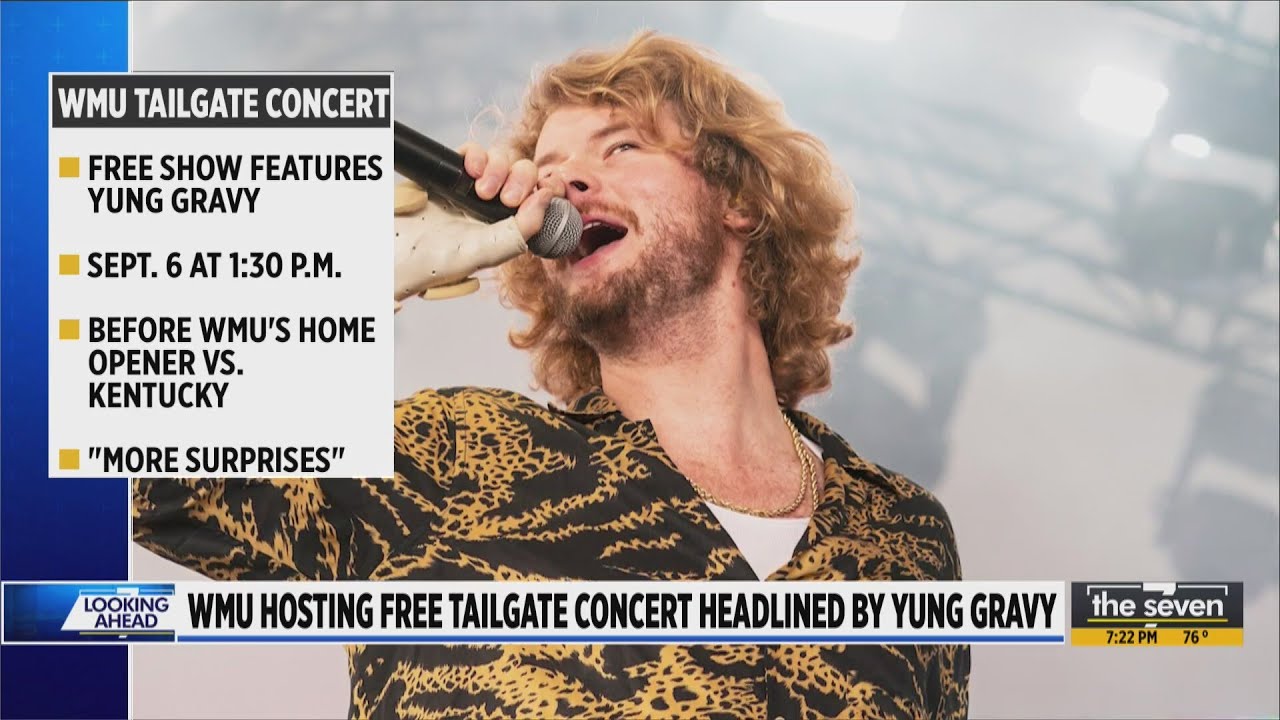 WMU hosting free tailgate concert headlined by Yung Gravy - YouTube
