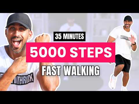 5000 Steps Walking Workout at Home | Daily Fat Burn Walk
