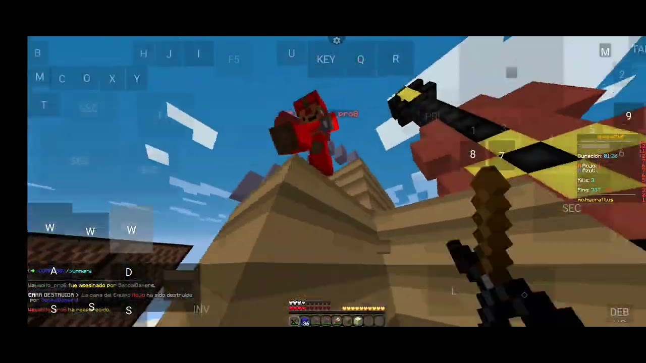 minecraft pojavlauncher pvp HY CRAFT SERVER - YouTube