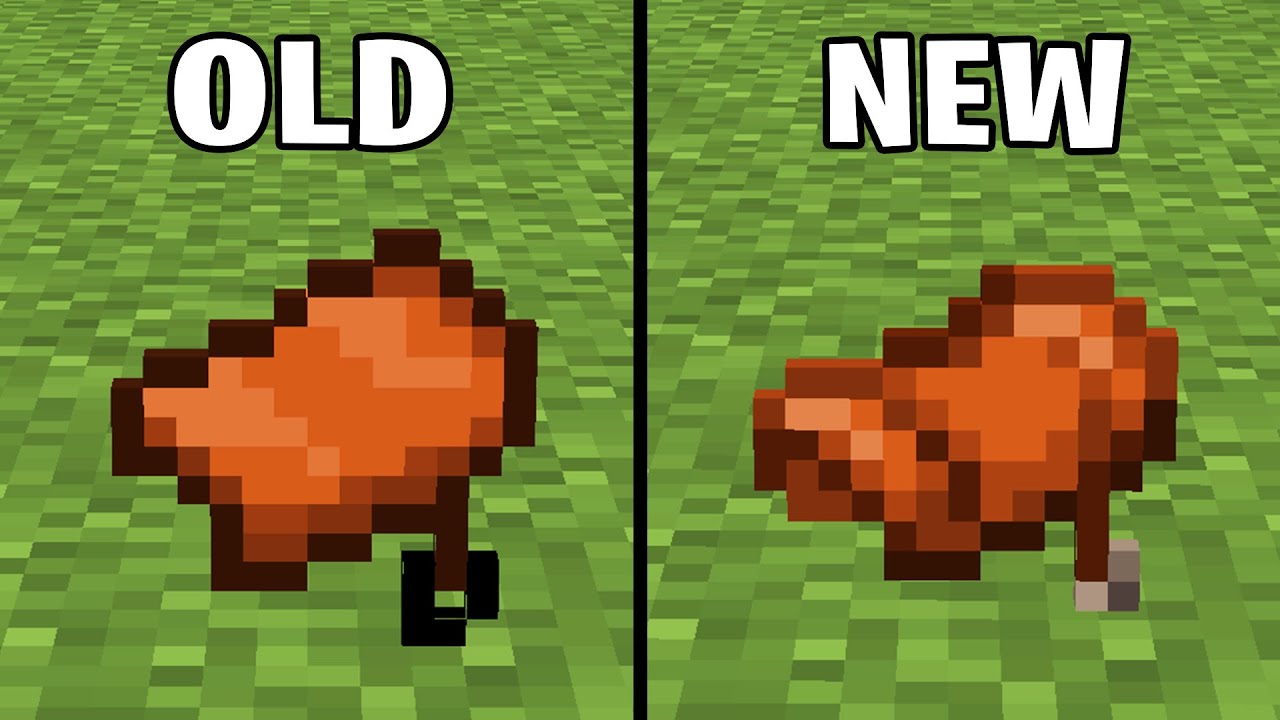 old vs new textures (Minecraft 1.19 texture pack) - YouTube