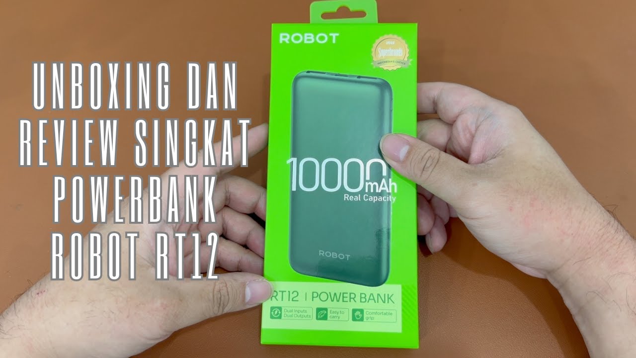 Unboxing dan Review Singkat Robot RT12 Powerbank - YouTube