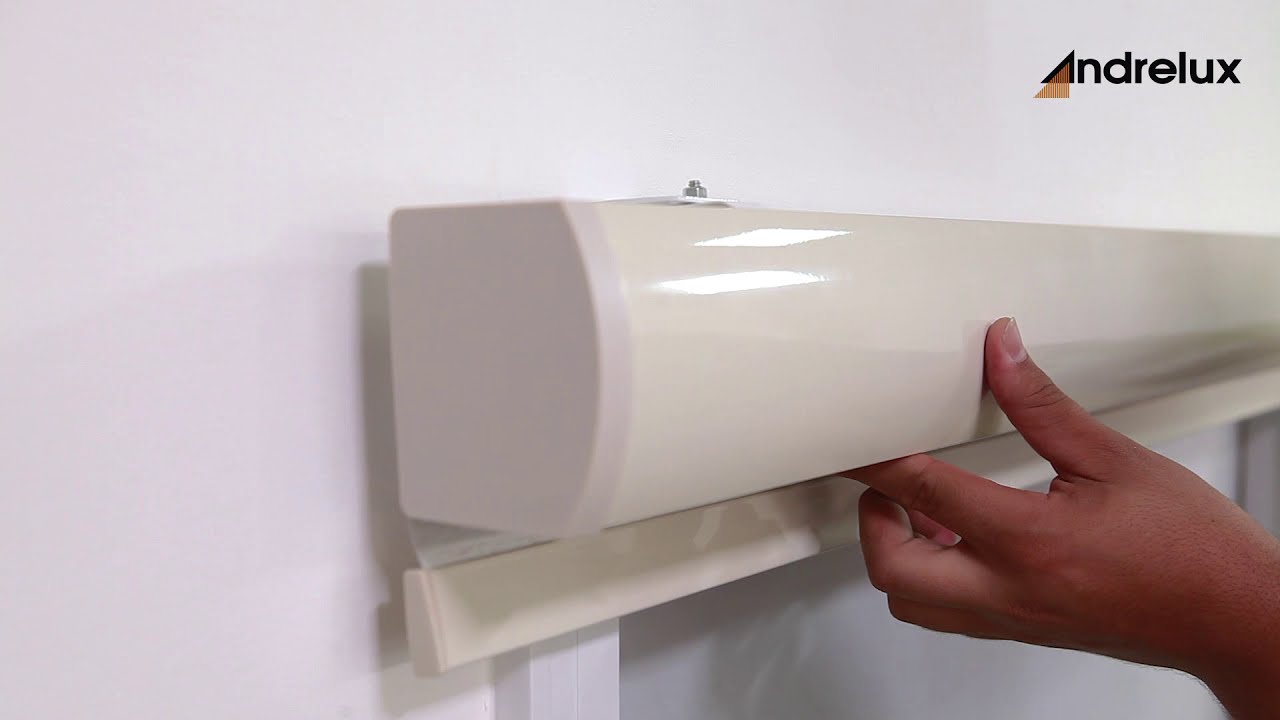 Como instalar a Persiana Rolô | Andrelux Persianas - YouTube