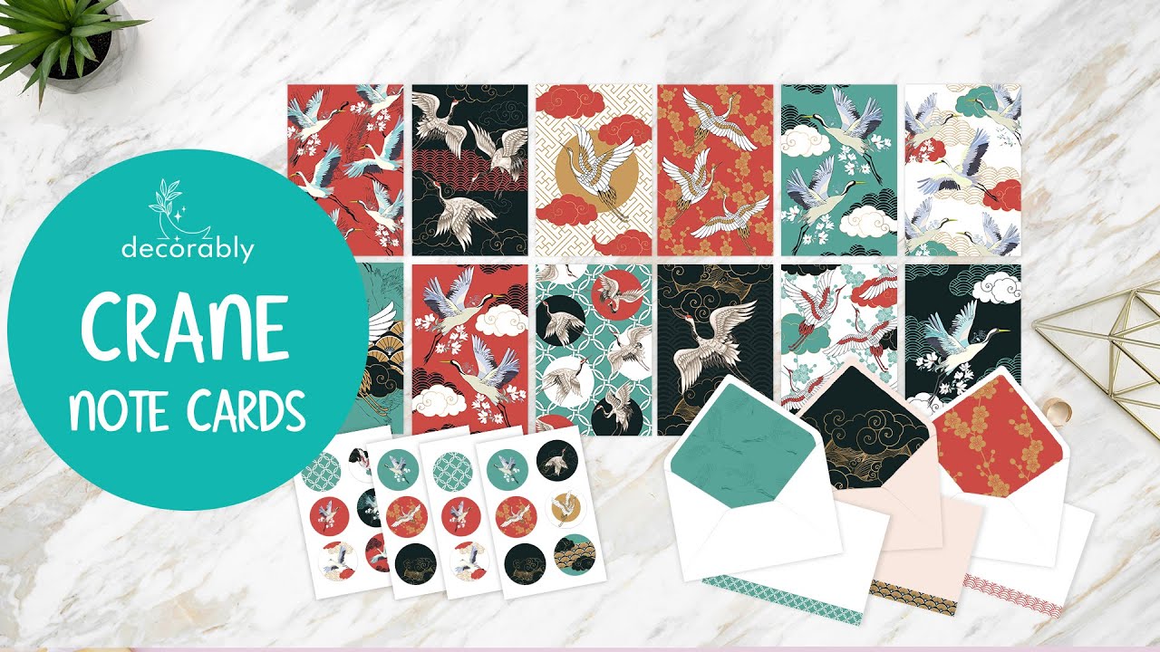 Timeless Elegance for Every Message with Crane Note Cards 📝💌 - YouTube