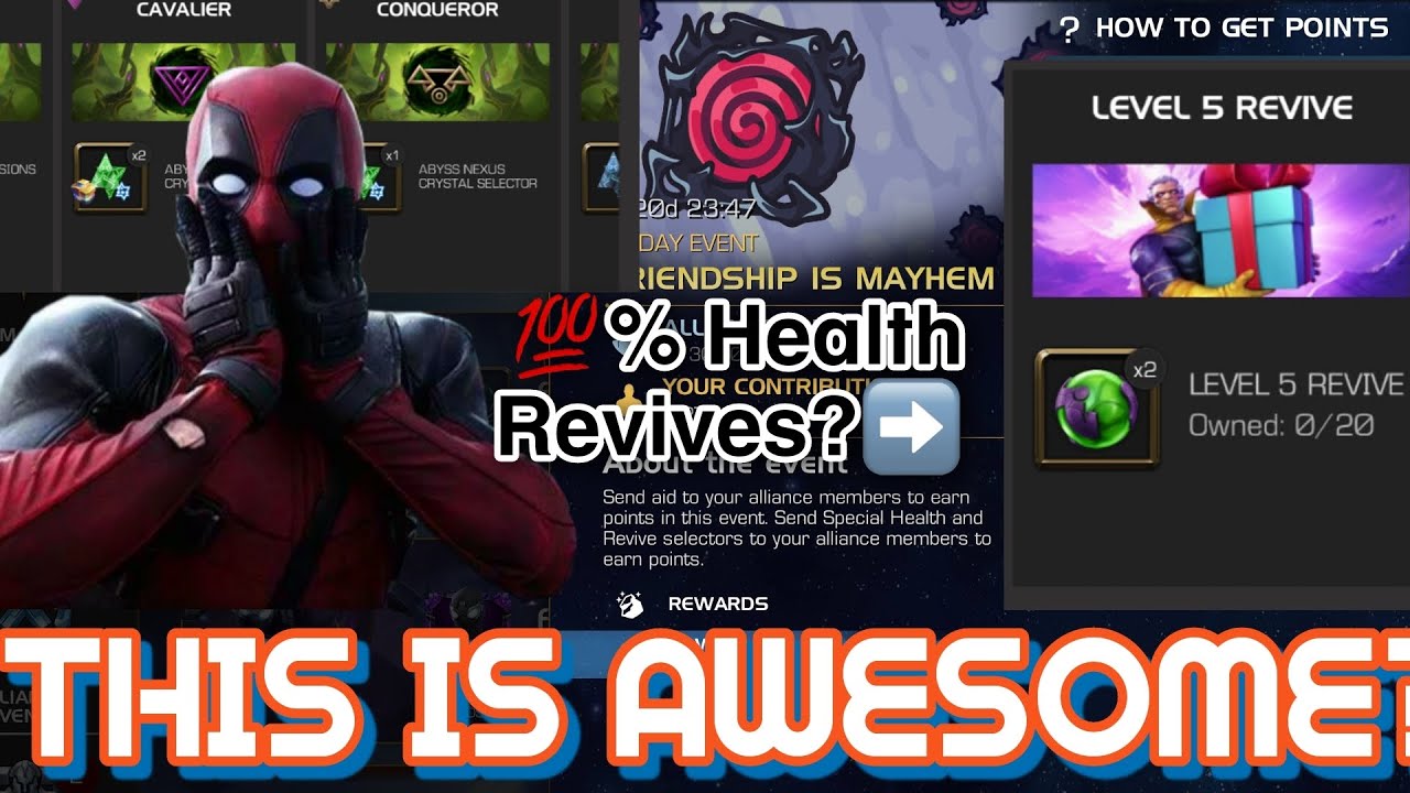 MCOC GIFTING EVENT JUST GOT WILD! LEVEL 5 REVIVES + MASSIVE REWARDS ...