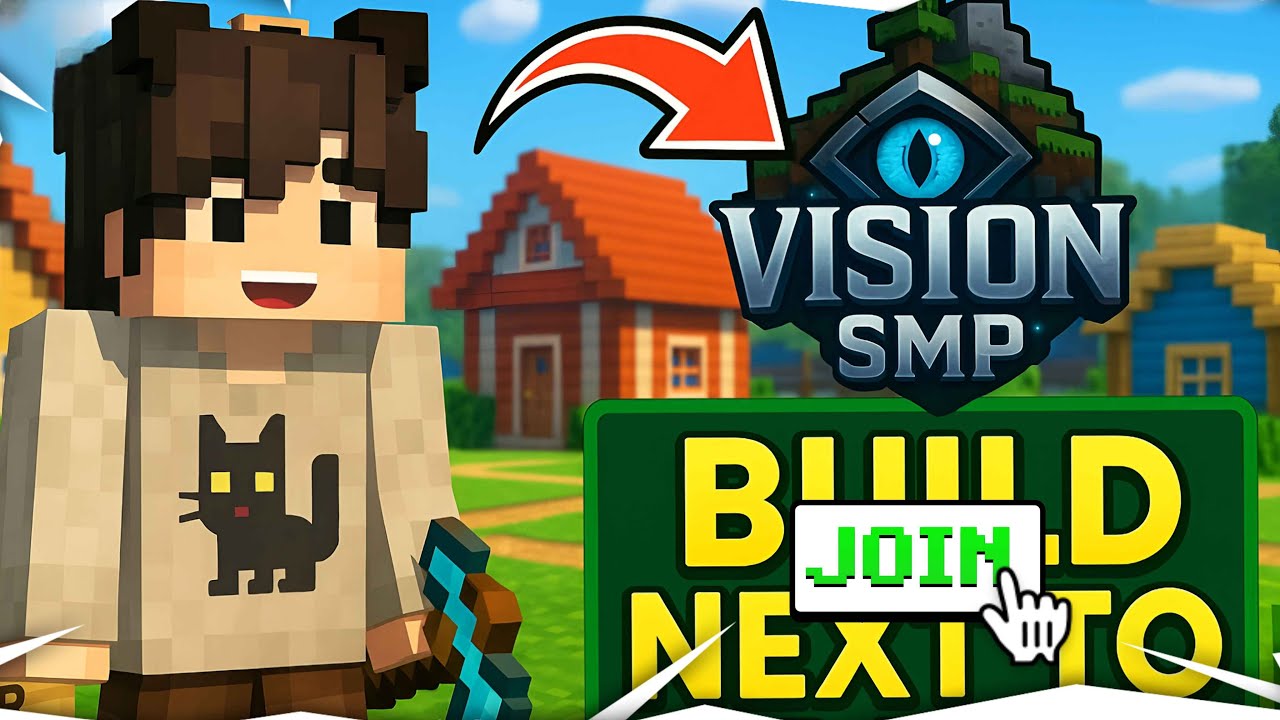 🔴New Best Public Smp Server For Minecraft | 24/7 | VisioN SMP # ...