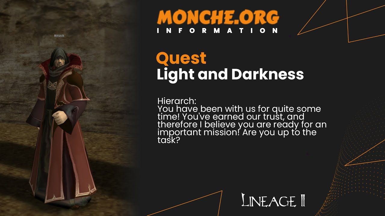 [Level: 61 +] Quest Light and Darkness - Lineage II - YouTube