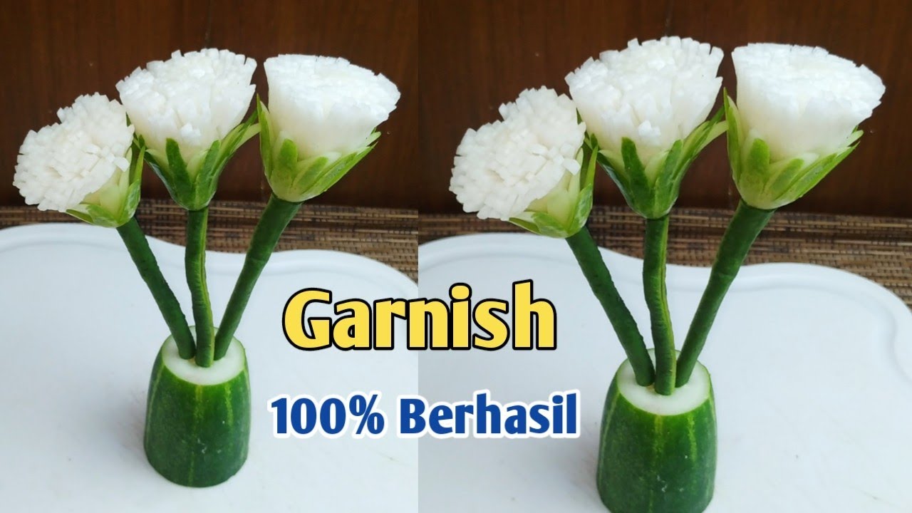 GARNISH DARI BAHAN YANG LAYU BISA SECANTIK INI!! HIASAN TUMPENG DARI ...
