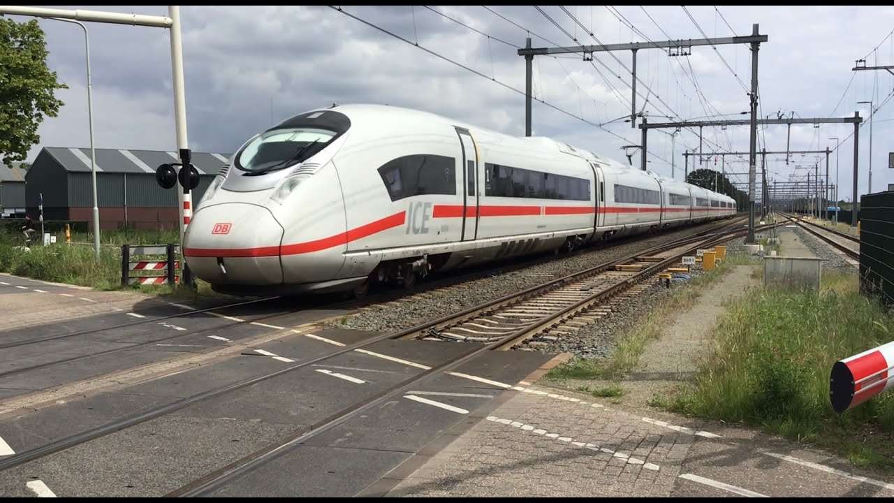 Test Run “New” ICE Neo Train (8004) DB German Railways at Sevenum area ...