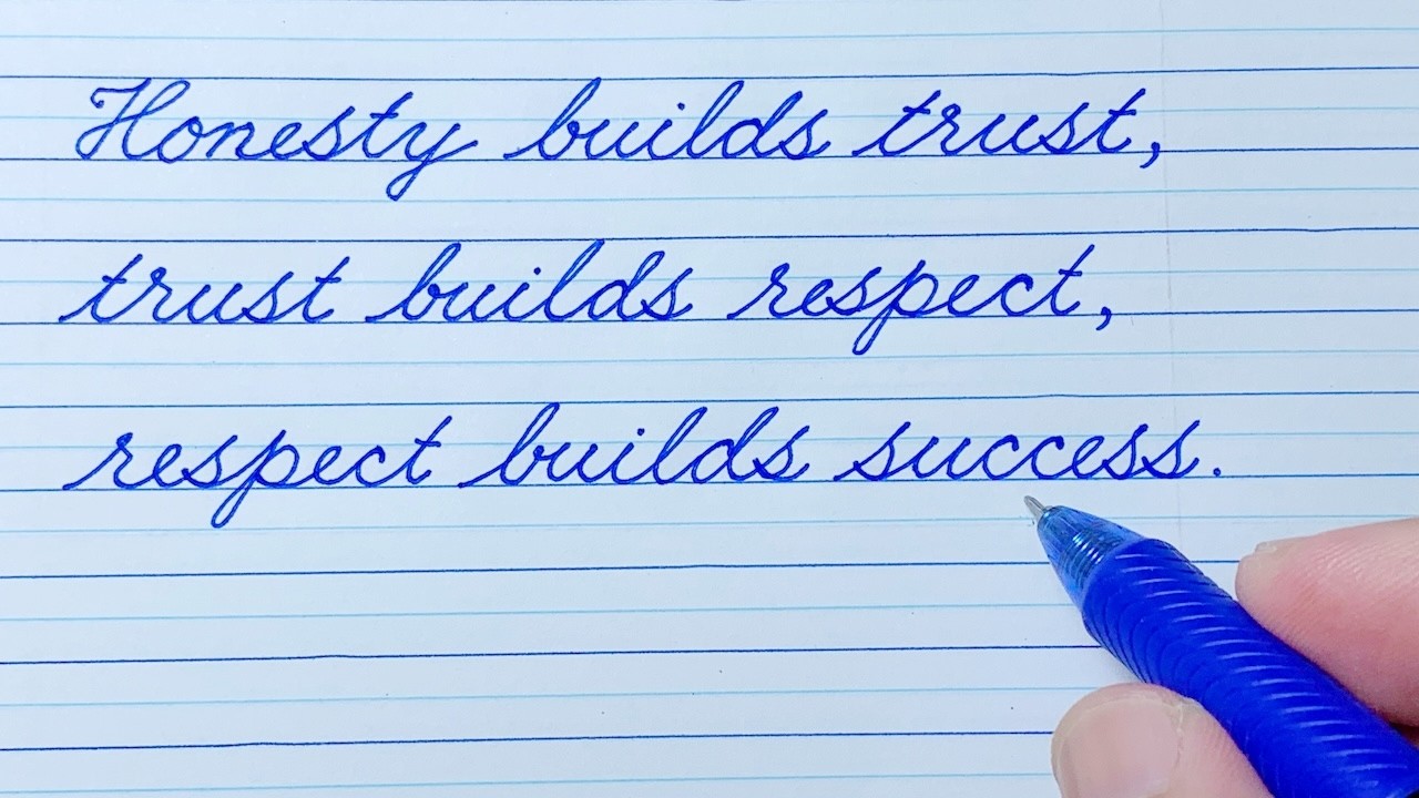 Cursive Writing Quote 47 | Cursive Handwriting Practice | Cursive ...