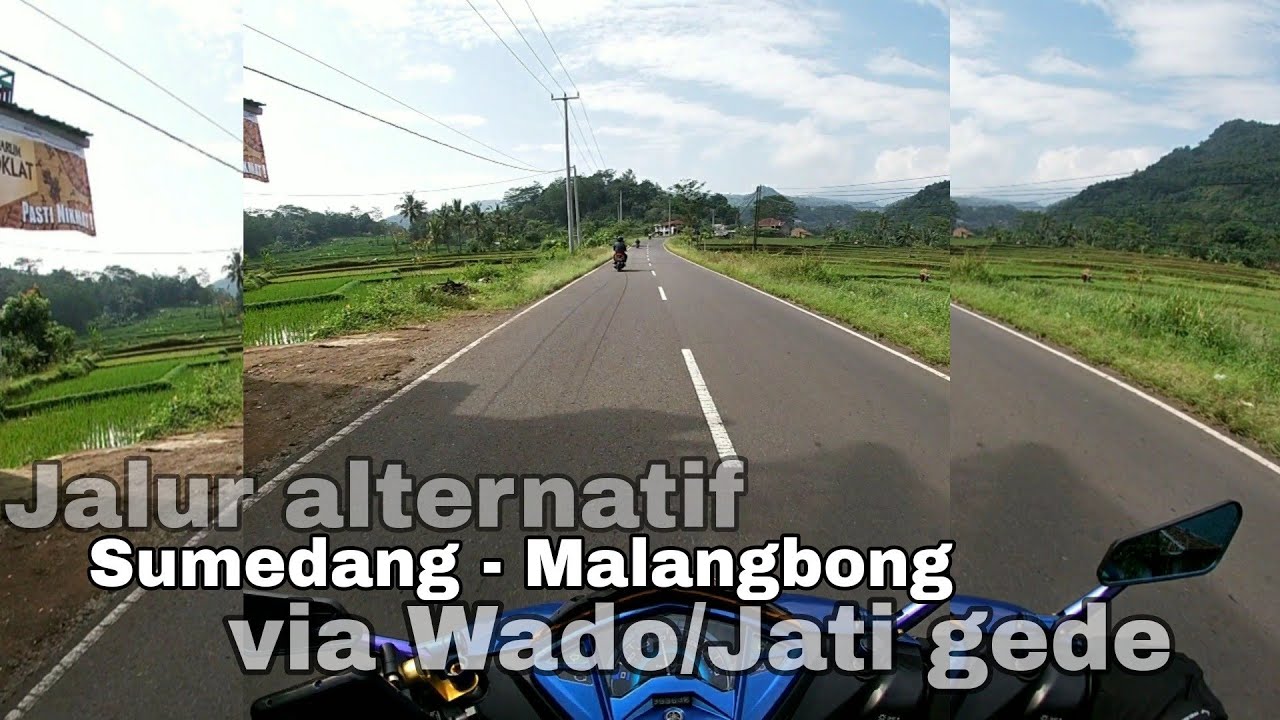 Jalur Alternatif SUMEDANG -MALANGBONG Via Wado/ #jatigede - YouTube
