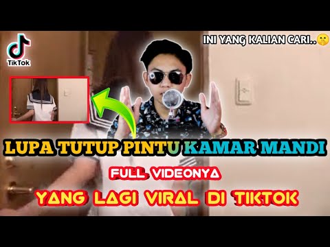 Lupa Tutup Pintu Kamar Mandi Viral Tiktok
