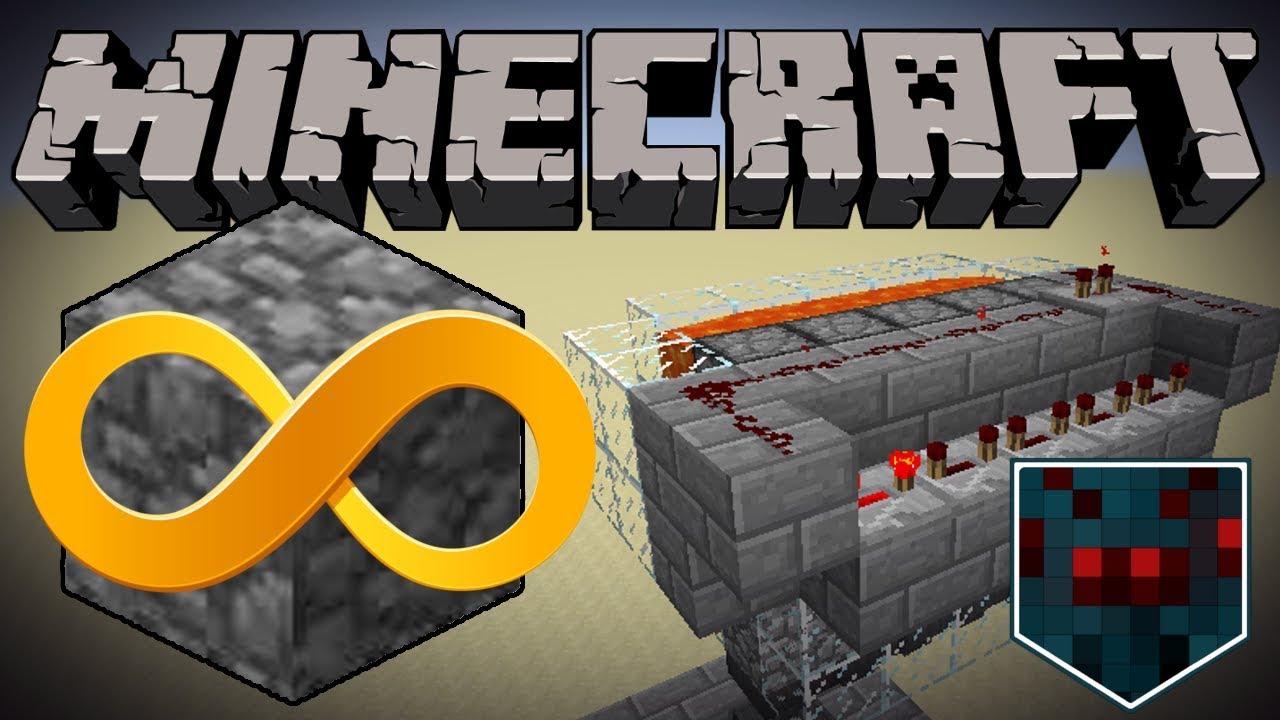 A Minecraft Tutorial: Infinite stone generator - YouTube