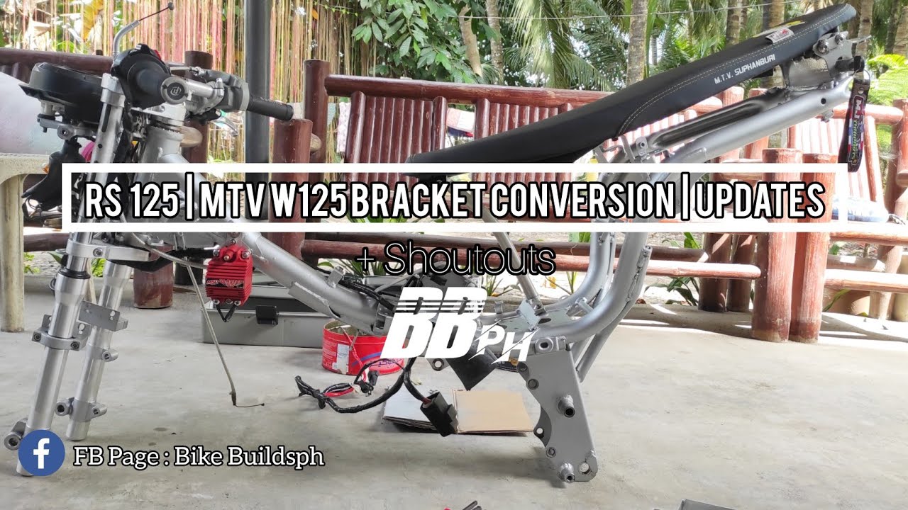 RS 125/Nice 125 | W125 MTV Bracket Conversion | Updates + Shoutouts ...