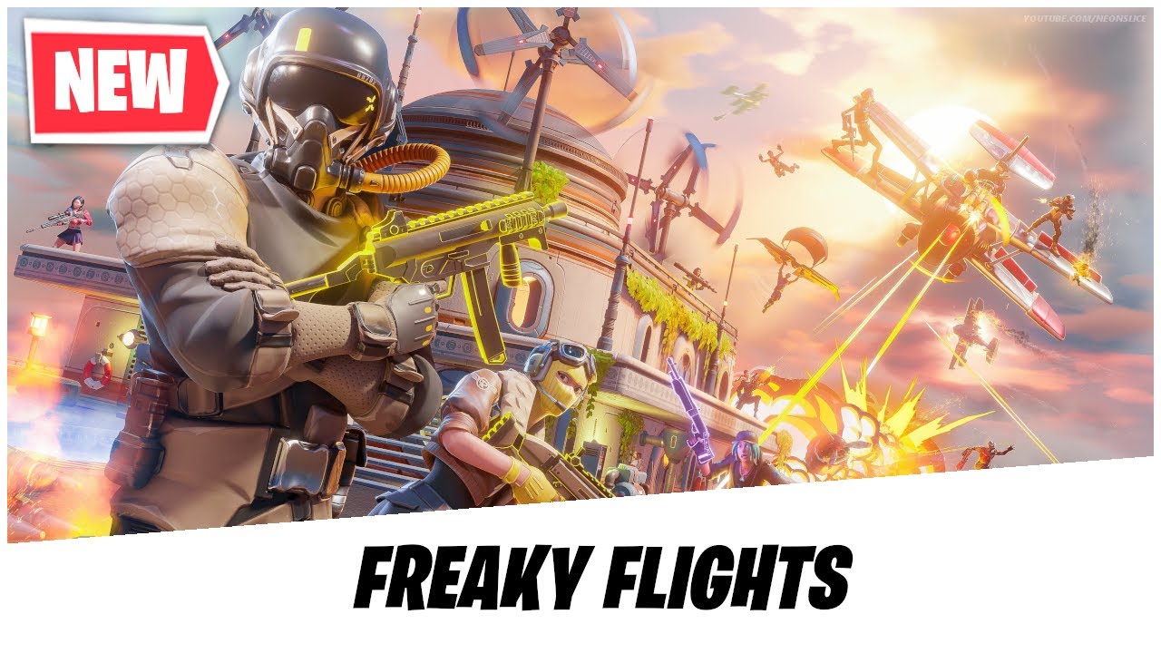 *NEW* FREAKY FLIGHTS GAMEPLAY - FORTNITE CREATIVE SHOWCASE (with Map ...