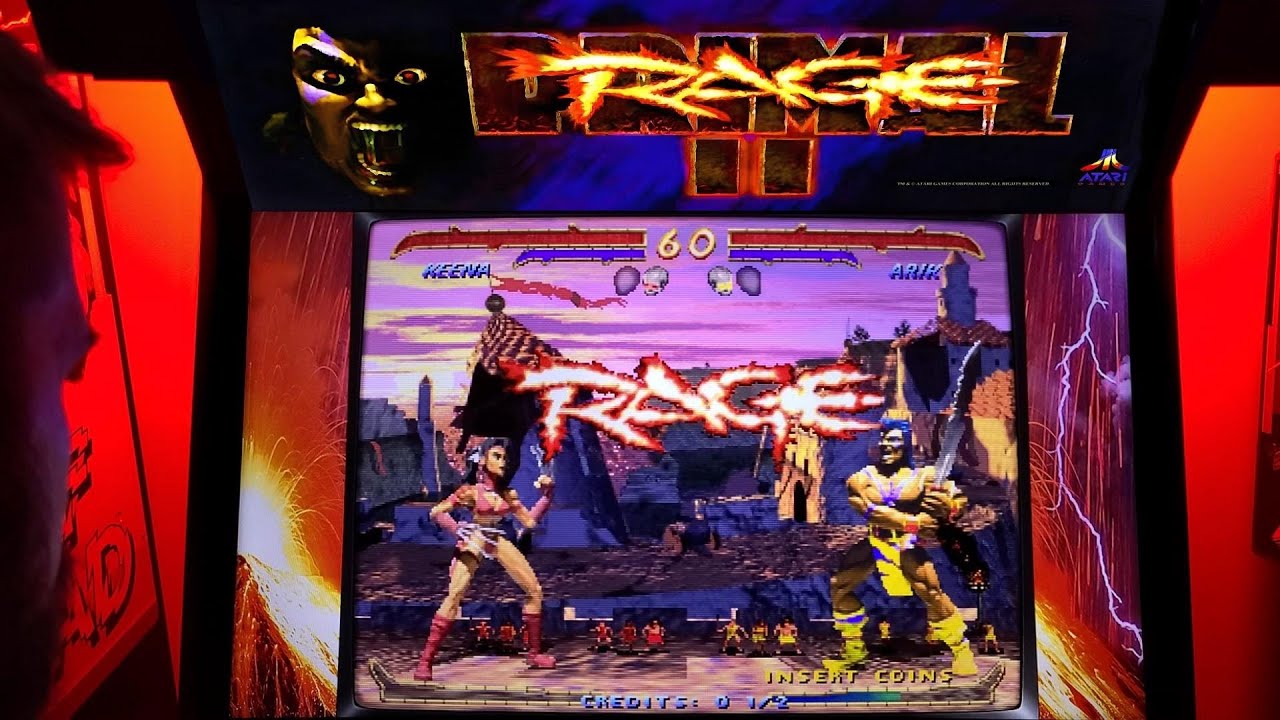 Primal Rage 2 Arcade Cabinet MAME Gameplay w/ Marquee - YouTube