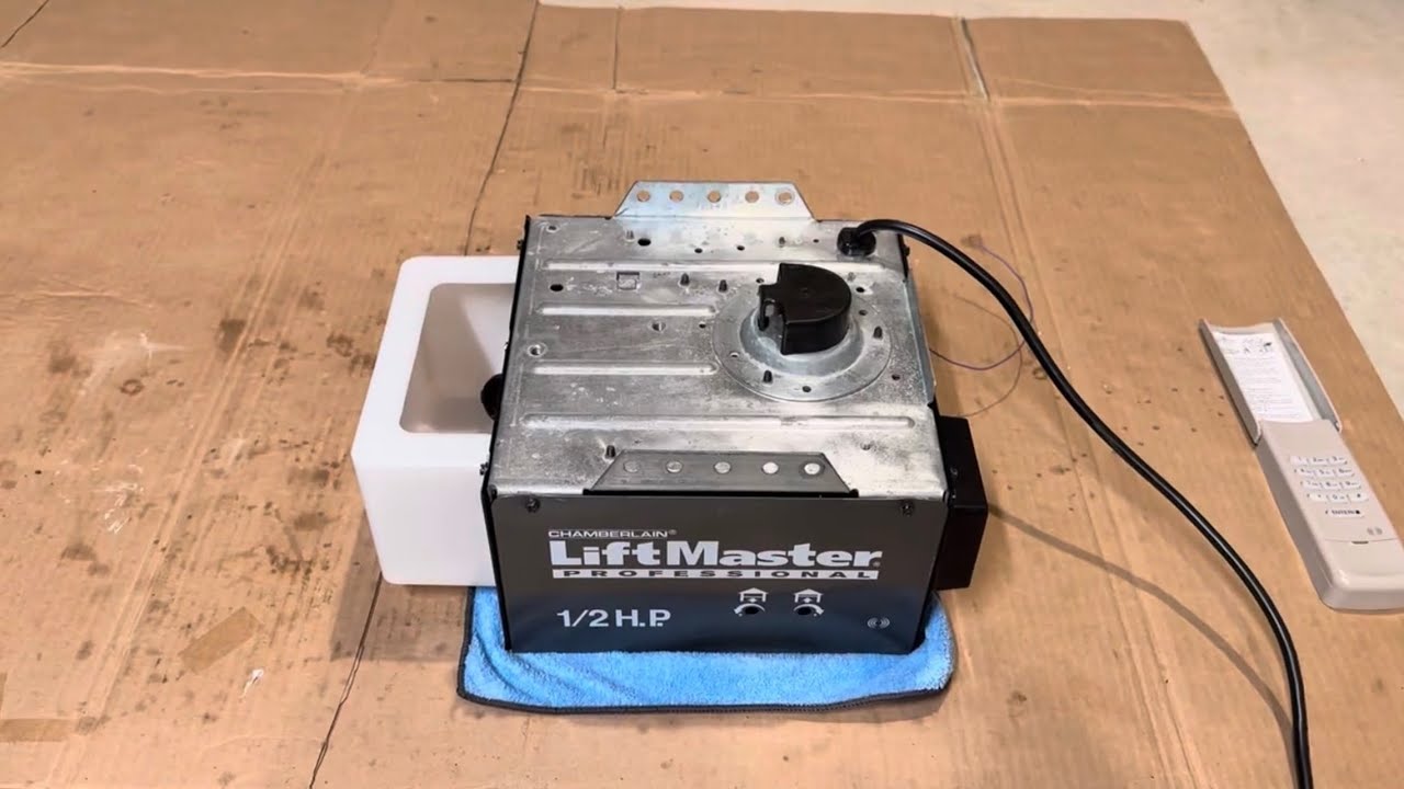 My LiftMaster 1355 from 08/07/07 Restored - YouTube