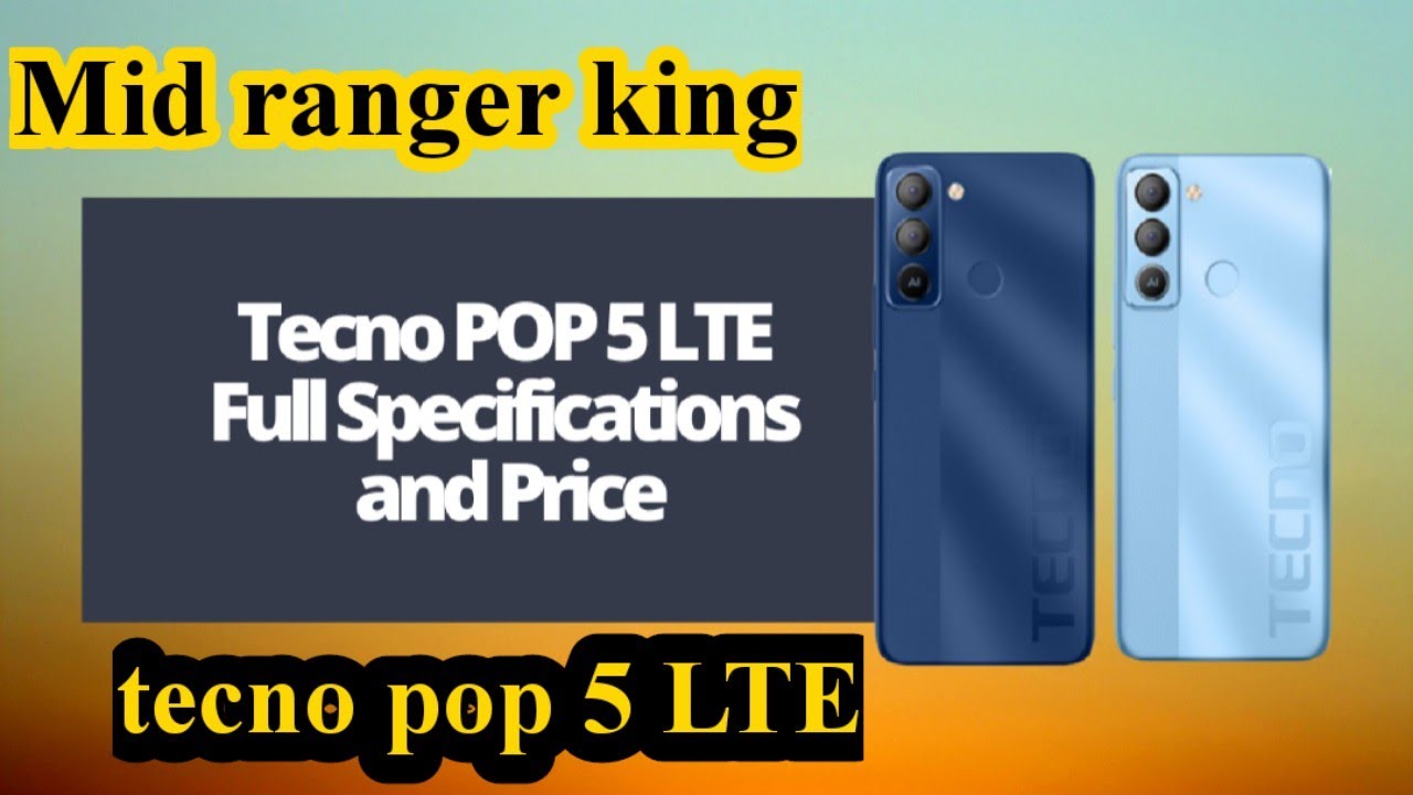 pop5 Lte | tecno pop5 lte | tecno new model | pop5 lte price - YouTube