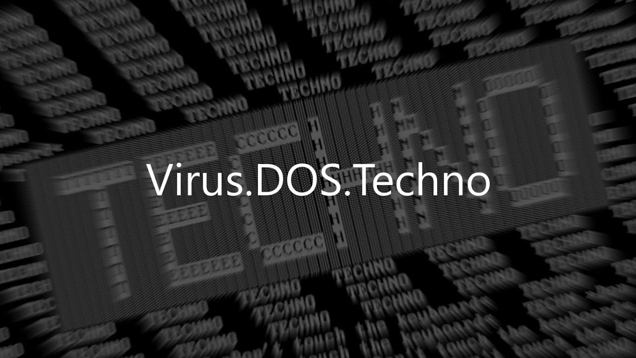【大量のTECHNO】Virus.DOS.Techno - YouTube
