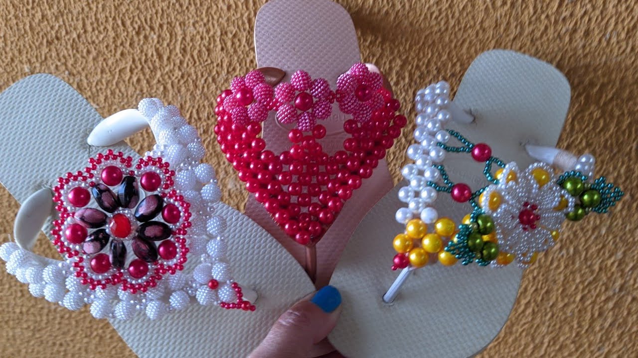 trama triángulo com flor de pérola 🌺 - YouTube