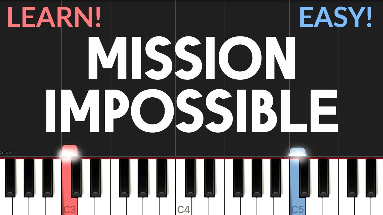 Mission Impossible Theme | EASY Piano Tutorial - YouTube