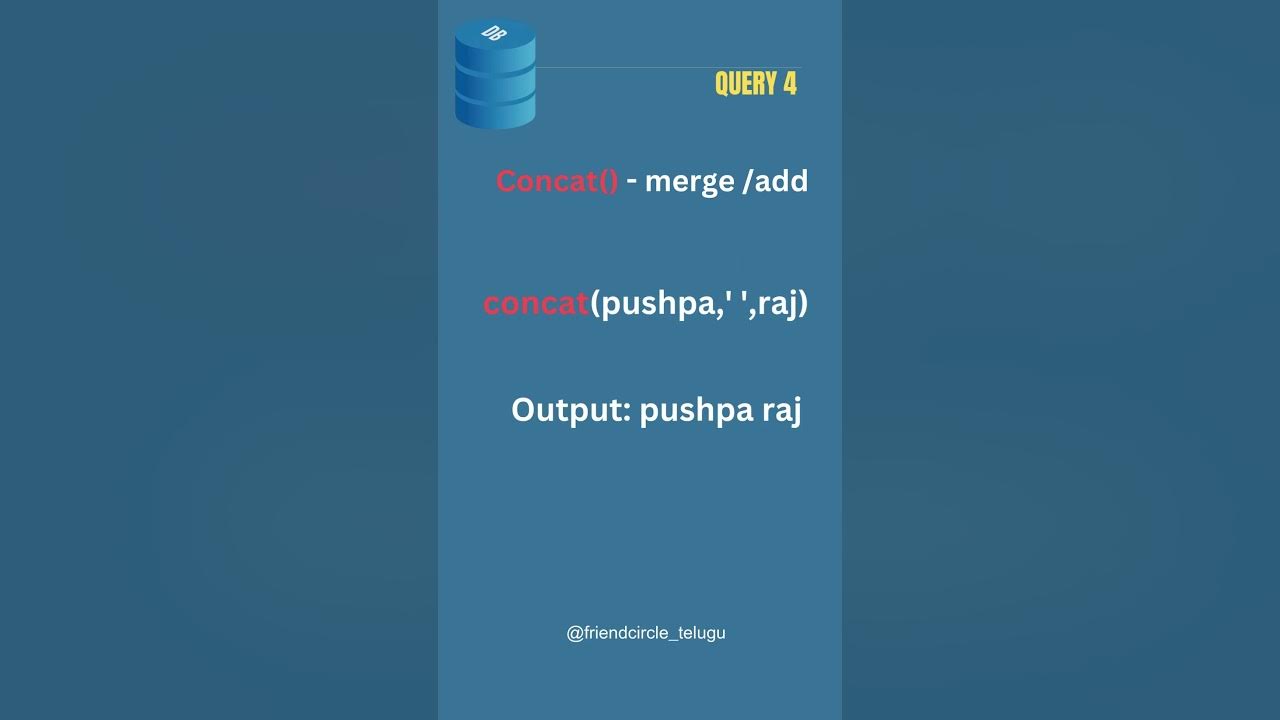 Query 4 : MIND-BLOWING SQL Techniques for Computer Science Students ...