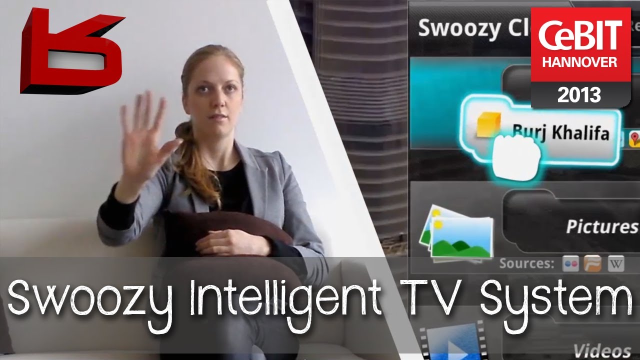 Swoozy Intelligent Smart TV System - CeBIT 2013 - YouTube