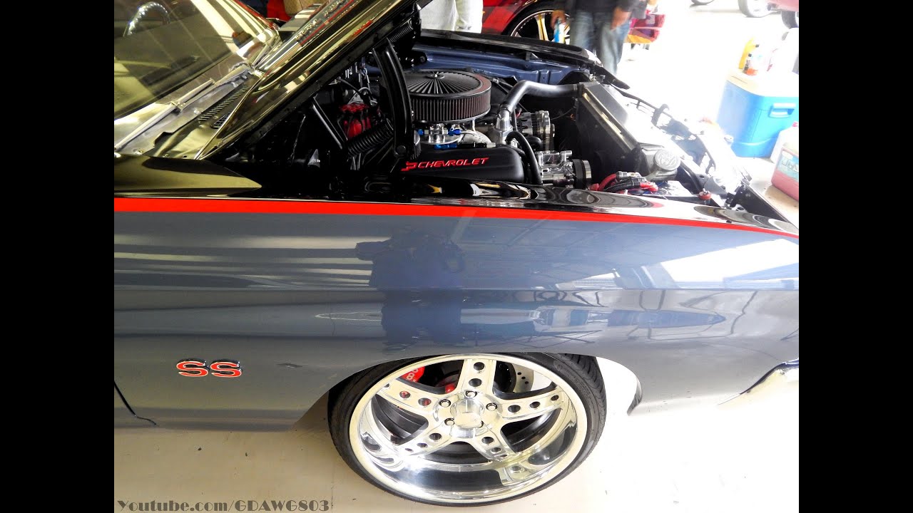 72 Chevelle on 22x12 Bonspeed wheels at Stuntfest 2013 - YouTube