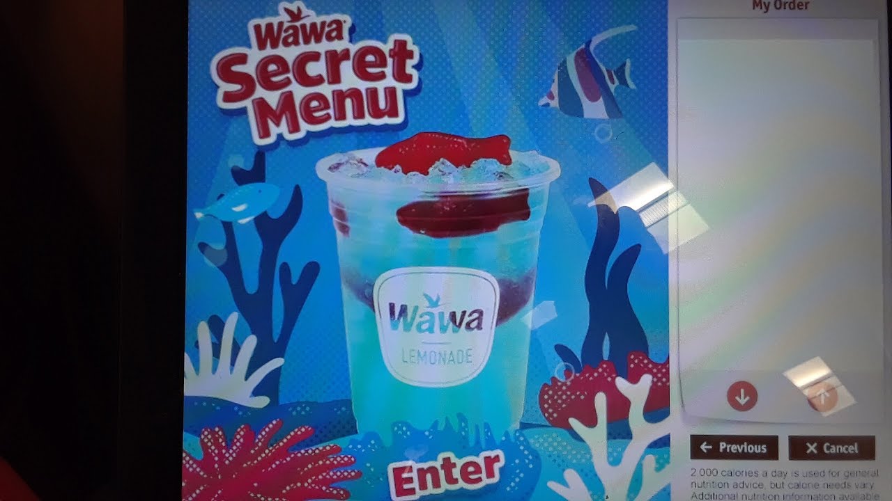 Wawa Secret Menu Item Fish In A Bowl Lemonade Icee June, 29 2019 - YouTube