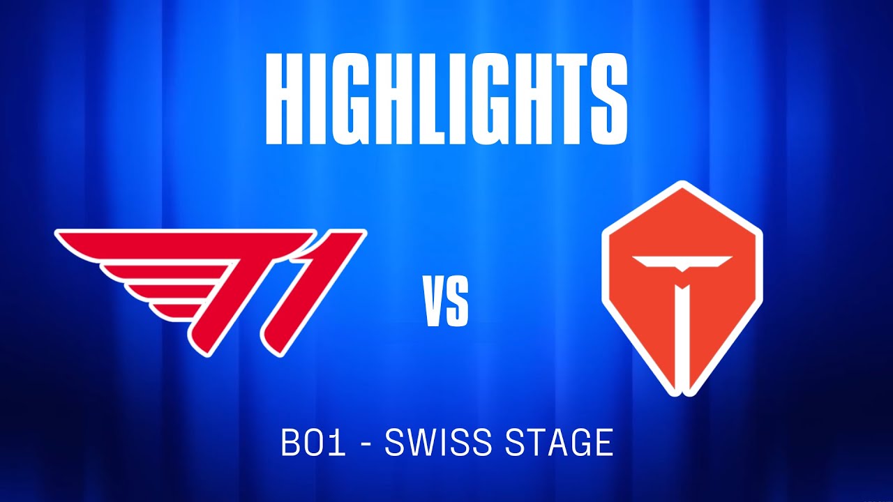 T1 vs TES BO1 | HIGHLIGHT | SWISS STAGE WORLDS 24 - YouTube