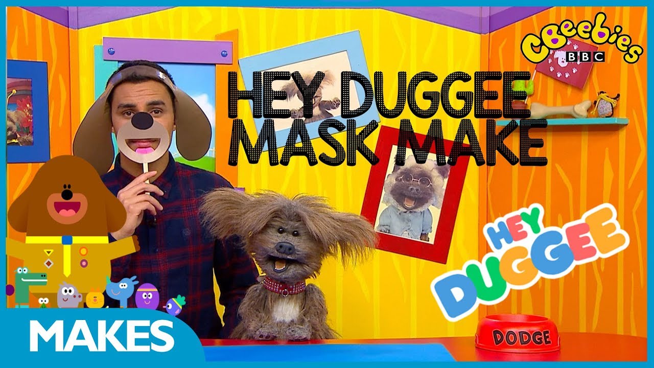 CBeebies Hey Duggee | How to make a Hey Duggee mask - YouTube