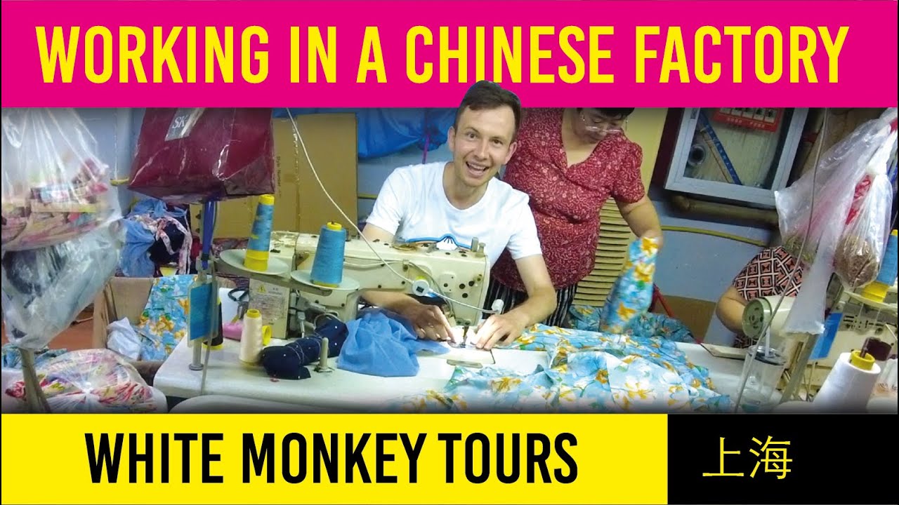 Working in Chinese Factory - WHITE MONKEY JOBS?!? - YouTube