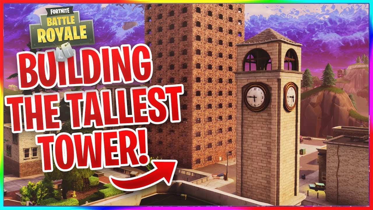 BUILDING THE TALLEST TOWER IN FORTNITE! (Time Lapse) - YouTube