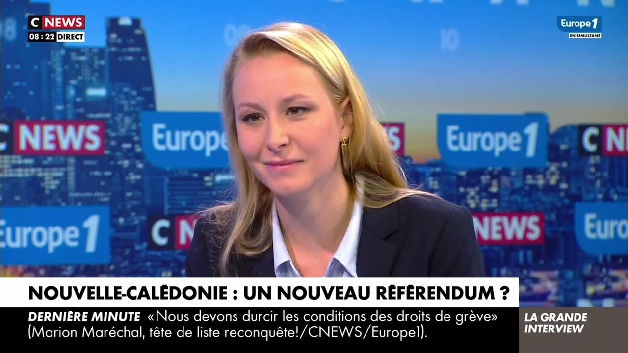 Marion Maréchal invitée de Laurence Ferrari sur CNews - YouTube