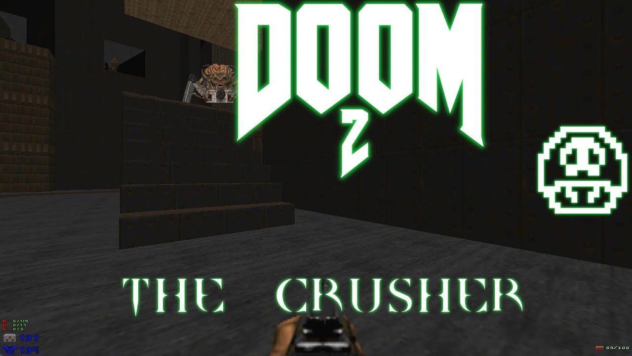 Doom 2 Lvl 6 The Crusher - 100% by SpectroxRb - YouTube