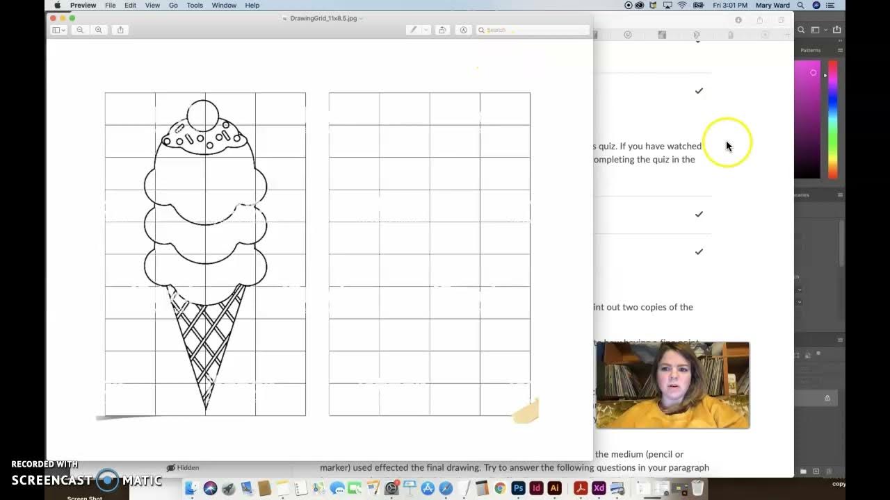 Drawing Grid Assignment - YouTube