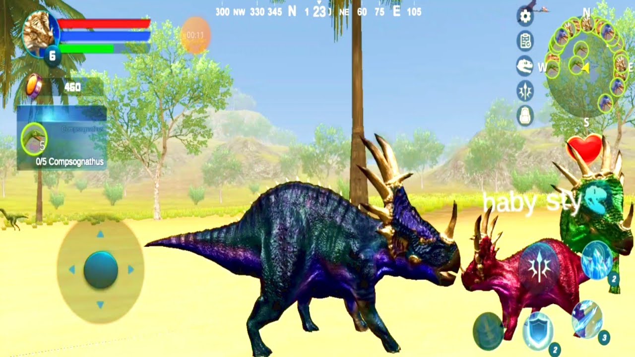 Styracosaurus Simulator - Android Gameplay #7 - Dinosaur Simulator ...