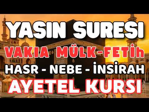 Yasin, Vakıa, Mülk, Fetih, Nebe, İnşirah, Asr ve Ayetel Kürsi | Kuran Tilaveti