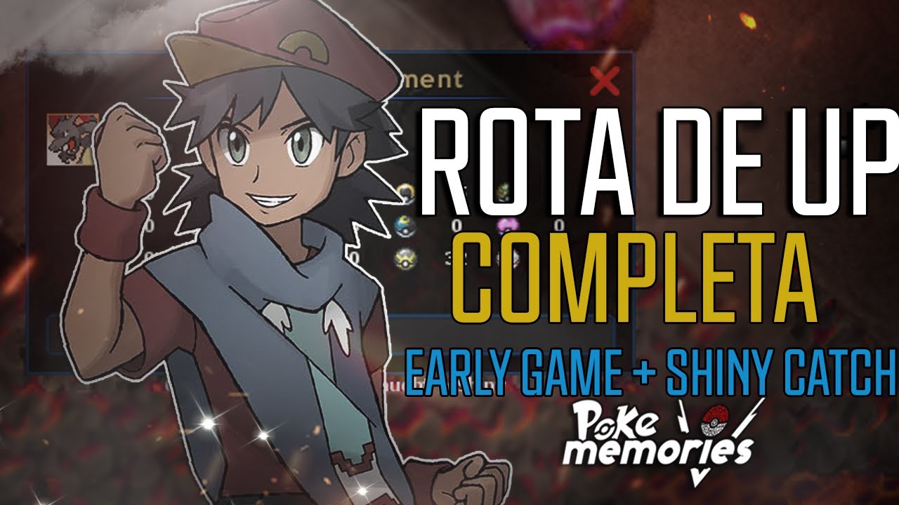 ROTA DE UP PARA INICIANTES NO POKEMEMORIES - YouTube