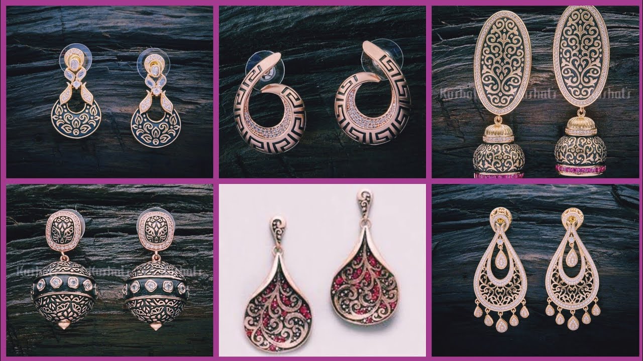 Most stylish earring design//Latest new collection 2020 //Fashion ideas ...