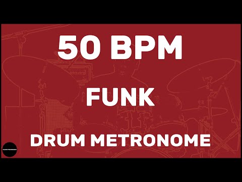 Funk | Drum Metronome Loop | 50 BPM