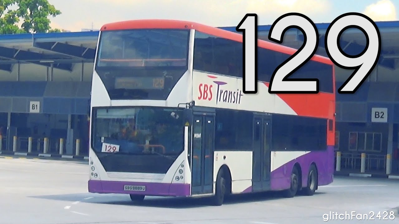 [SBST] (Retired) SBS9889U on Service 129 - Volvo B10TL Super Olympian ...