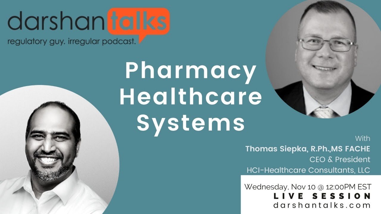 Pharmacy Healthcare Systems with Thomas Siepka | Darshan Talks - YouTube