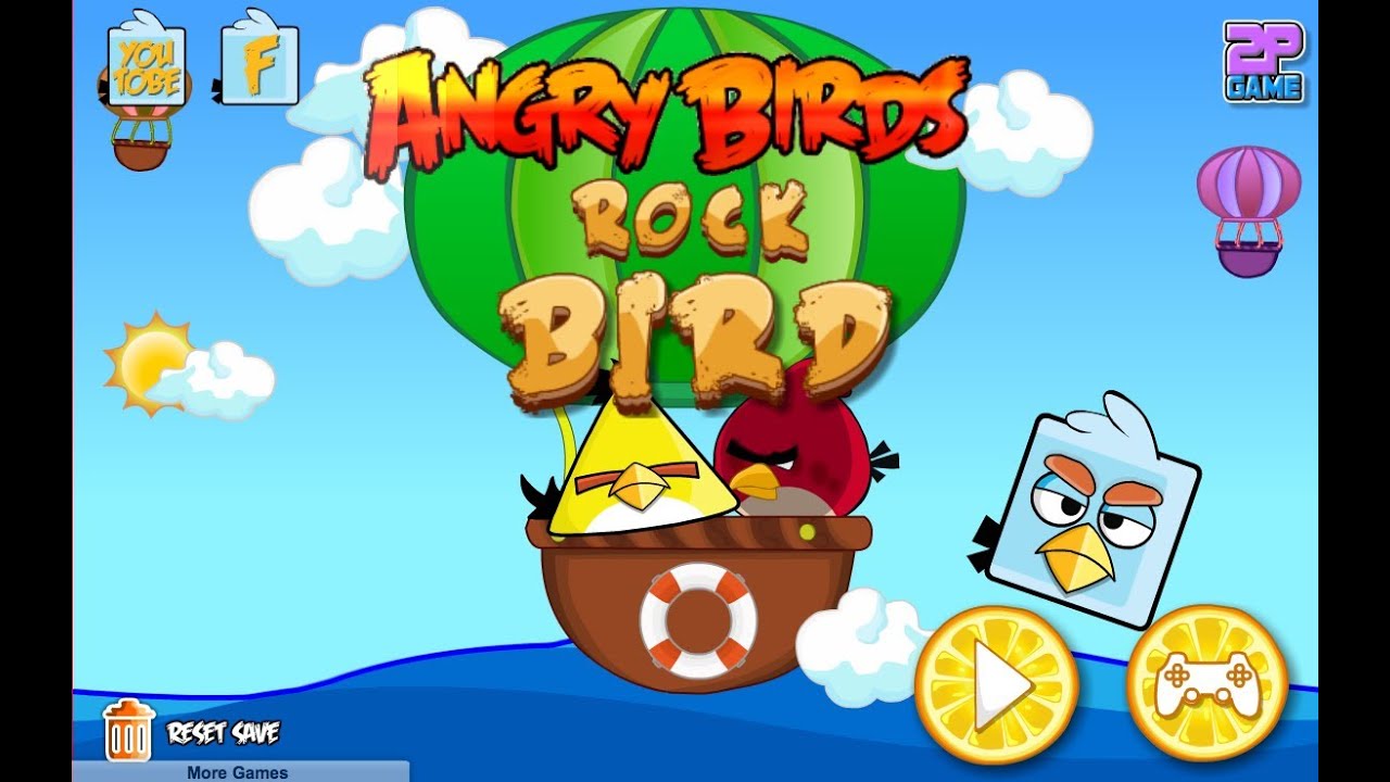 [HD] Angry Birds Rock Bird - FREE Online Mini Gameplay Walkthrough HIGH ...