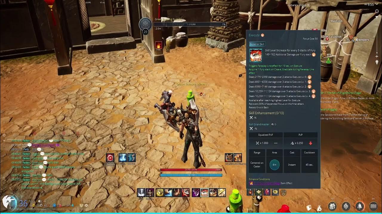 Blade and Soul NEO (EU) Destroyer - Execute Skill Build up - YouTube