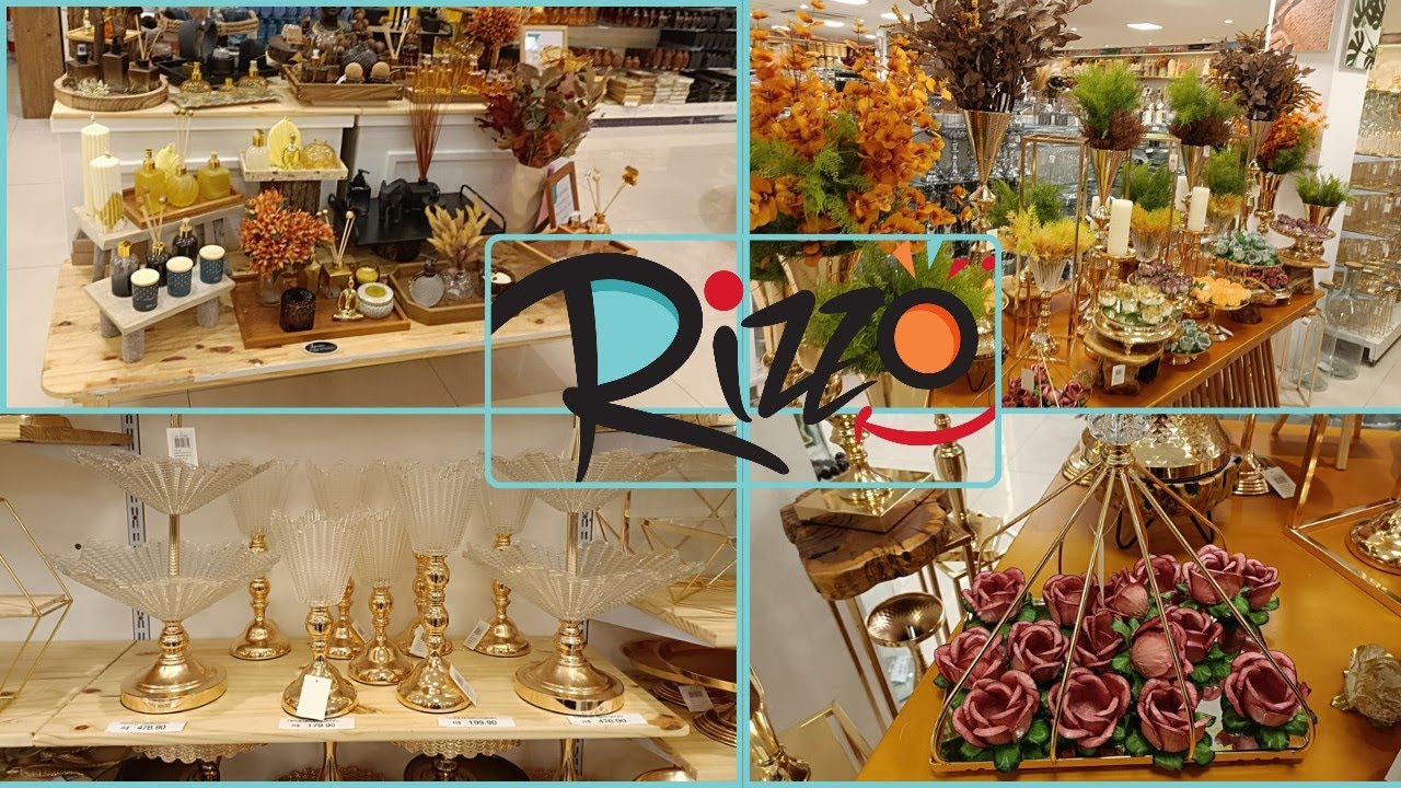 Tour loja Rizzo 25 de março Decoração do lar/ Buffet/ Materia prima ...